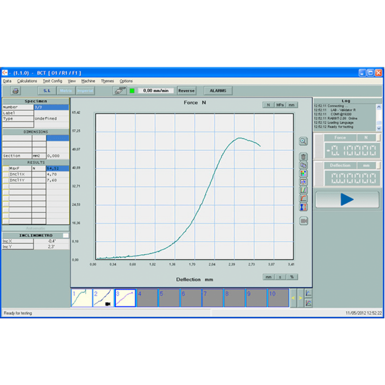 Kutu Baskı Presi Test Cihazı - BCT | Enfor